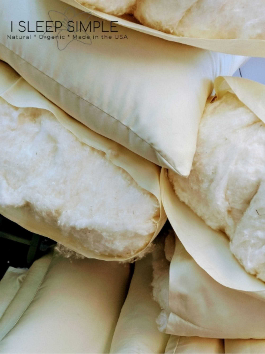 Best Organic Cotton Pillow - 100% Organic Cotton inside & out – I Sleep ...