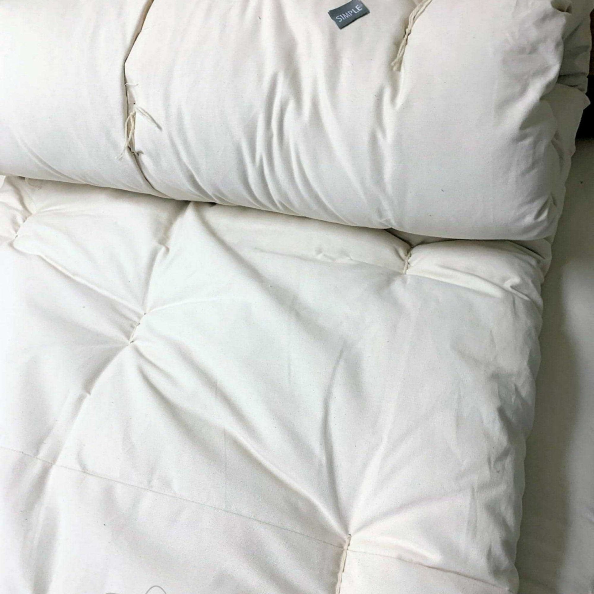 Cotton Mattress Topper – Plush Pillow-Top Comfort in 2" & 4"-Made USA ...
