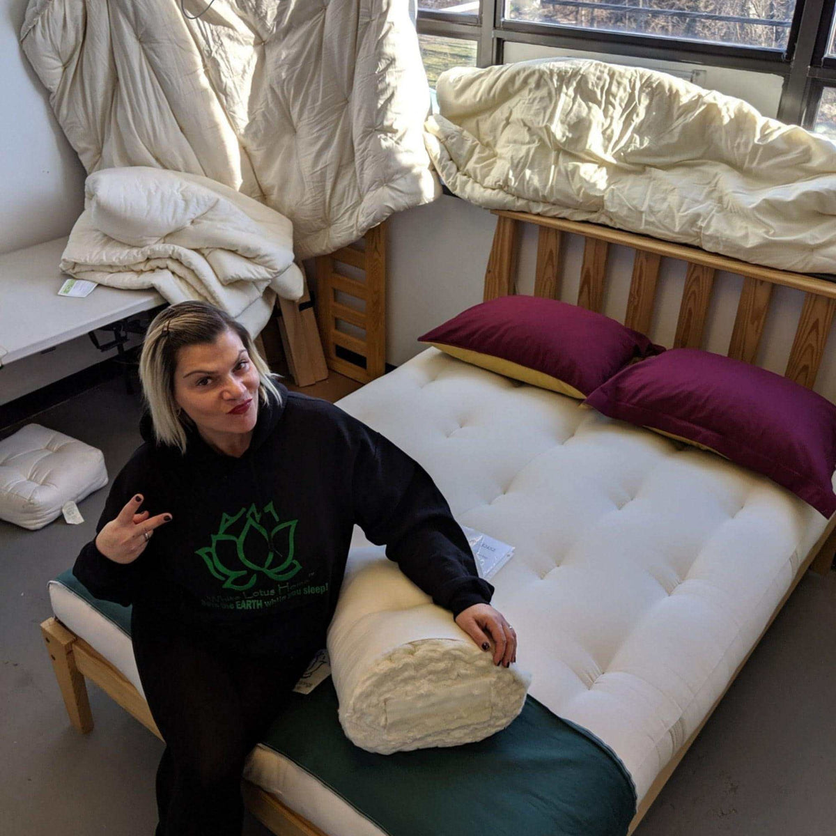 Cotton and Wool Futon Mattress - Handcrafted for Comfort and Support ...